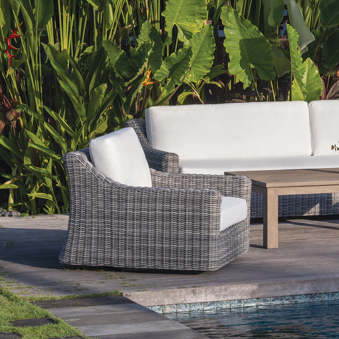 TORTOLA SWIVEL ROCKER LOUNGE CHAIR – Kingsley Bate Outdoor Furniture ...